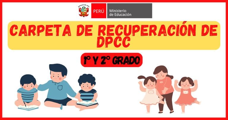 CARPETA DE RECUPERACIÓN DE DPCC - 1° Y 2° GRADO | Planificacion Curricular